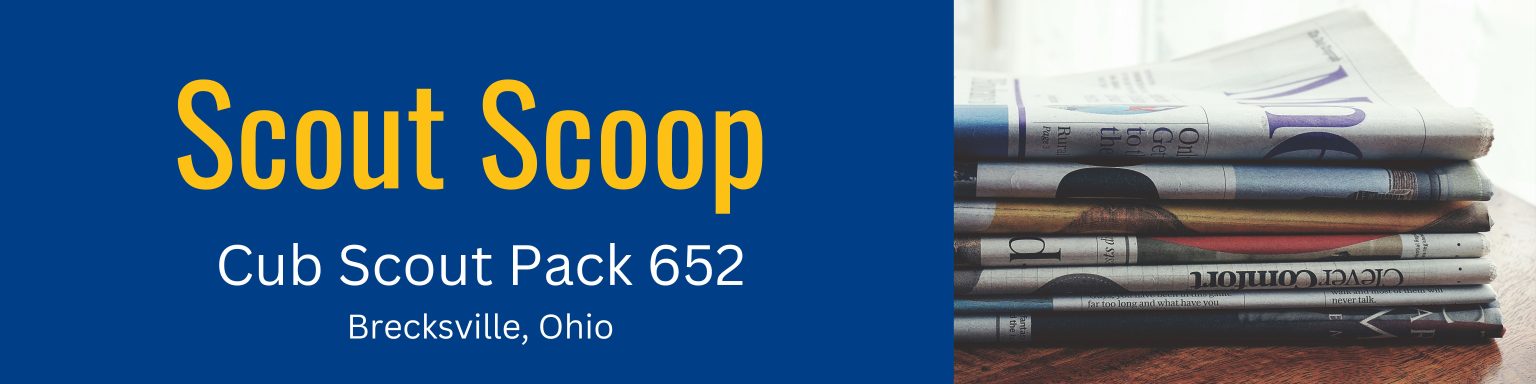 Newsletters | Cub Scout Pack 652 | Family pack in Northeast Ohio